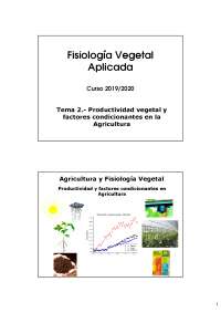 Fisiología vegetal introducción - Docsity