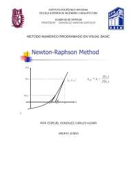 Metodo de newton-raphson - Docsity
