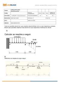 Teoria das estruturas - Docsity