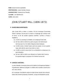 Resumen filosofia Mill - Docsity