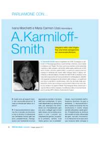 Karmiloff Smith intervista - Docsity