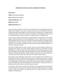 Reseña solo vine a hablar por telefono - Docsity