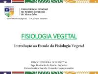 Introdução à disciplina de fisiologia vegetal - Docsity