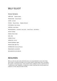Resumen billy elliot - Docsity