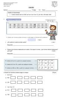 Guia matematicas, tercero basico | Ejercicios de Matemáticas | Docsity