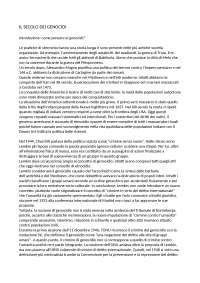 Riassunto "il secolo di genocidi" - Docsity