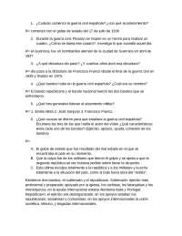 La guerra civil española y época franquista 2 - Docsity