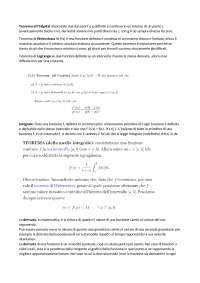 Teoremi di matematica generale 1 | Appunti di Matematica Generale | Docsity