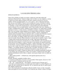 La gallina degollada horacio quiroga - Docsity