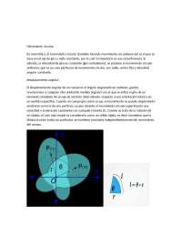 Mecánica angular 1. - Docsity