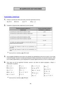 Ejercicios de funciones parte 2 - Docsity