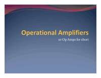 Operational Amplifier basics - Docsity