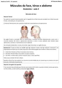 Musculos da face anatomia - Docsity