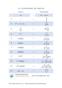 Tablas de transformada z - Docsity