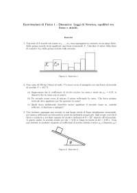 Esercizi fisica 1 polito - Docsity