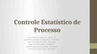 Trabalho de Controle Estatístico de Processo - Docsity