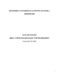 Guia ciencias sociales buap - Docsity