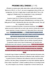 LETTERATURA LATINA - Proemio dell'Eneide (libro I, versi 1-11) | Dispense di Latino | Docsity