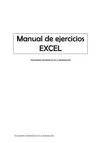 Prácticas de excel con ejercicios - Docsity