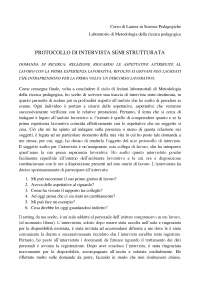 ESERCITAZIONE INTERVISTA - Docsity