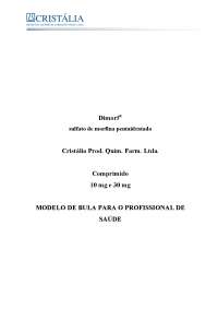 Bula medicamento dimorf - Docsity