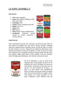 LA SOPA CAMPBELL'S pop art - Docsity