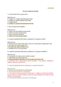 Test sul congiuntivo de italiano VI - Docsity