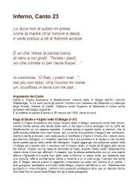 Inferno, Canto 23 Divina Commedia - Docsity