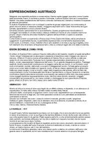 Espressionismo Austriaco - Docsity