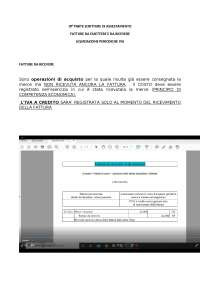 FATTURE DA EMETTERE E DA RICEVERE APPUNTI - Docsity
