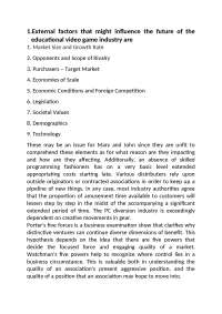 Venture Ideation Assignment - Docsity