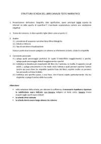 Struttura scheda libro - Docsity