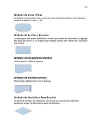 SÍMBOLOGÍA DE LOS DIAGRAMAS DE FLUJO. - Docsity