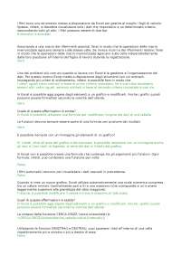 Eipass progressive modulo 2 excel - Docsity