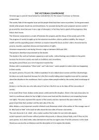 THE VICTORIAN COMPROMISE - Docsity