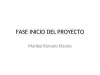 Fases de Inicio de Proyecto - Docsity