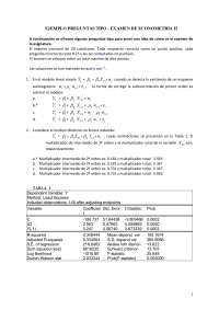 Examen Econometria 2 Resuelto - Docsity