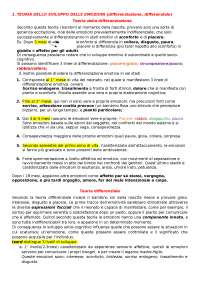Teoria della differenziazione e approccio differenziale - Docsity