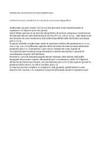 Teoria dei giochi ed economia ambientale, un'analisi statica - Docsity