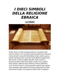 Tutti i simboli ebraici piu importanti - Docsity