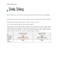APUNTS VERBS VELARS - Docsity