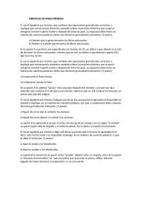 Ejercicios pares mínimos | Ejercicios de Lengua y Literatura | Docsity