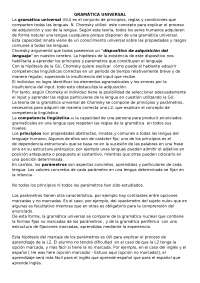 La Gramatica Universal - Docsity