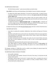 OSCAR WILDE POETRY analysis - Docsity