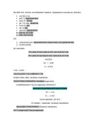 AGA ejercicios................ | Ejercicios de Medicina | Docsity