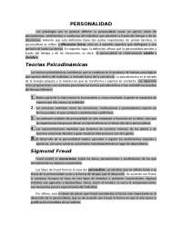 Personalidad resumen - Docsity