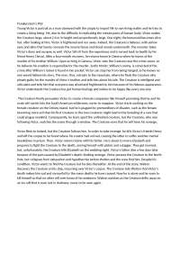 PETER PAN (PLOT IN ENGLISH) - Docsity