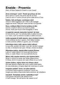 PROEMIO DELL'ENEIDE APPUNTI - Docsity