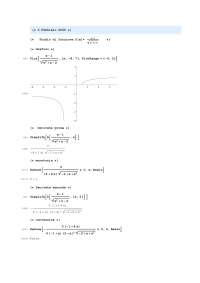 Studi di funzione con derivata prima - Docsity