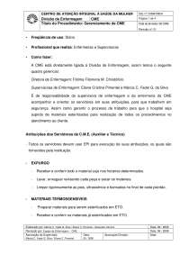 CME 34 - Gerenciamento da cme | Resumos Enfermagem | Docsity